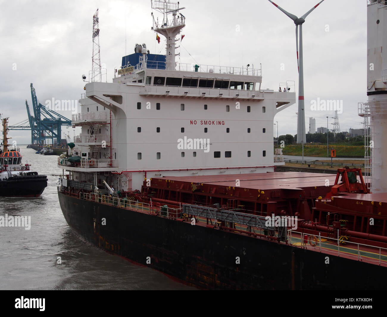 A photo of the Baltic Breeze, a vessel identified by its IMO number ...
