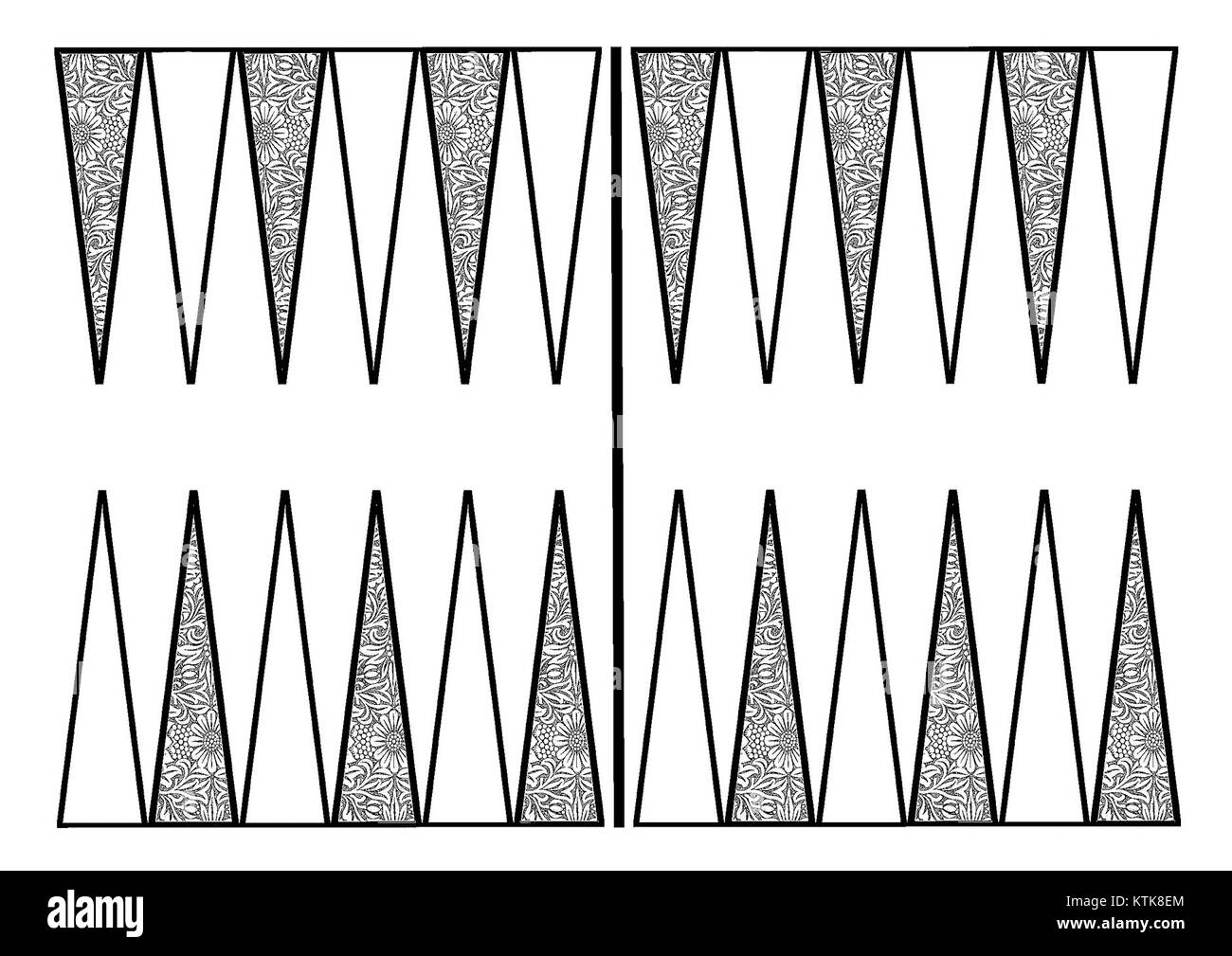 A backgammon board, cataloged as 02, refers to a specific game set ...
