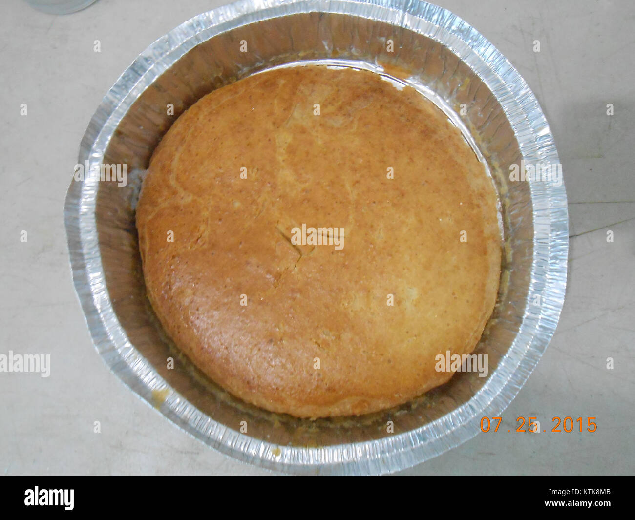 A simple butter cake, made using basic ingredients, baked in ...