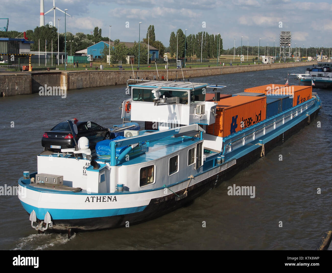 An image of the Athena vessel, identified by its ENI number 06003091 ...