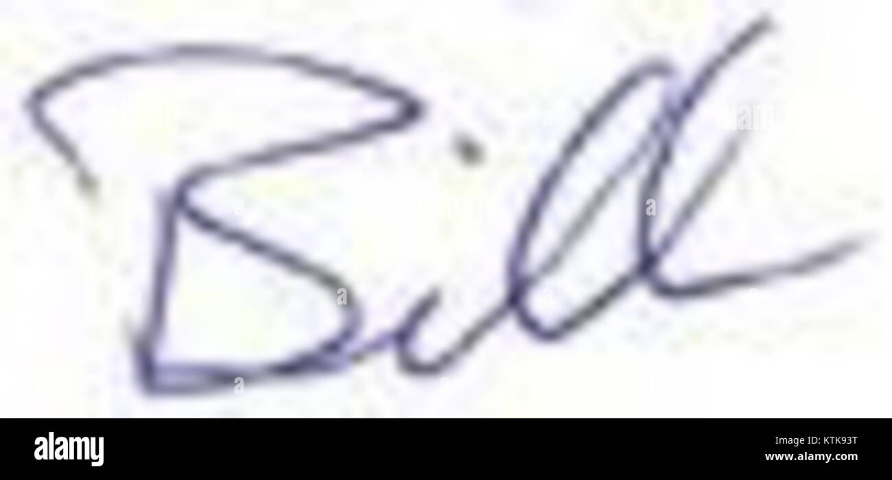 Bill Shuster signature Stock Photo - Alamy