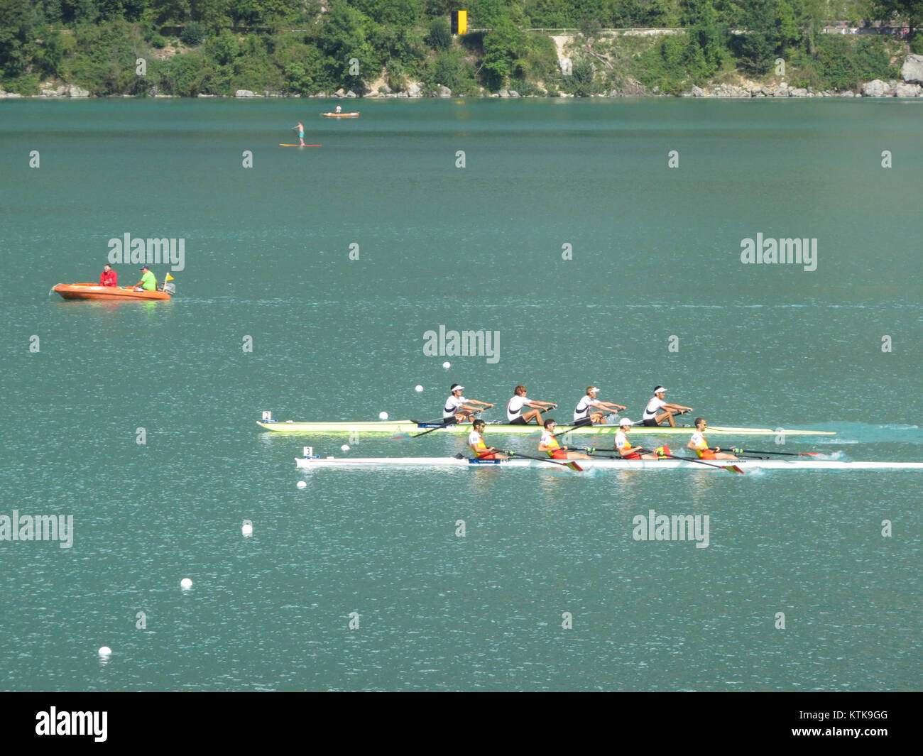 This image captures a moment from the 2015 World Championships in ...