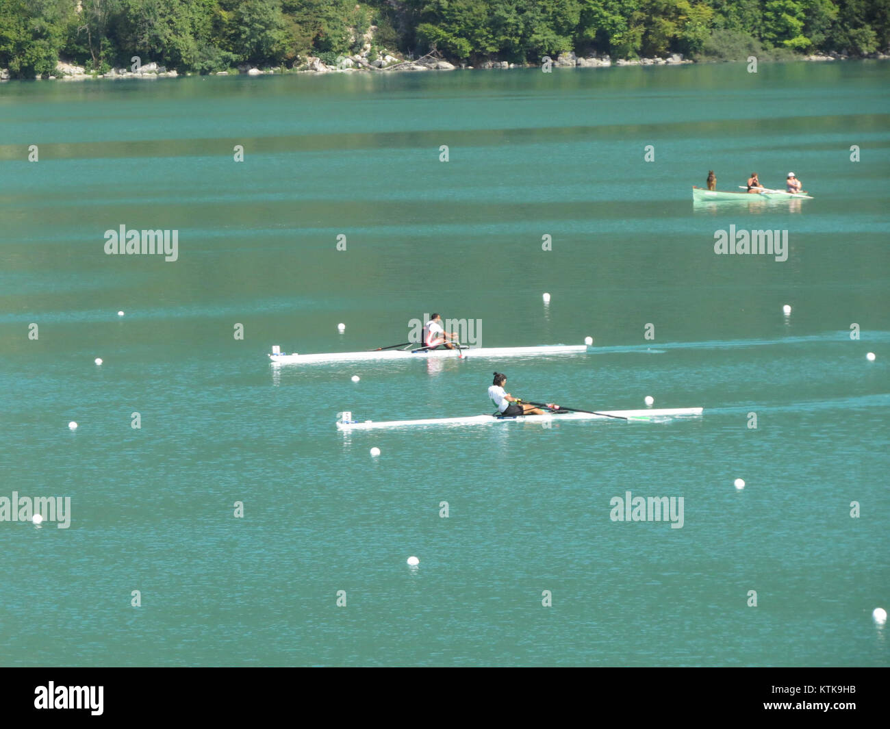 The 2015 Aviron World Rowing Championships were held in Aiguebelette ...