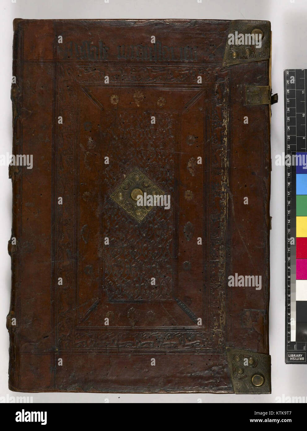 This manuscript, from the 15th century, features a detailed calendar ...