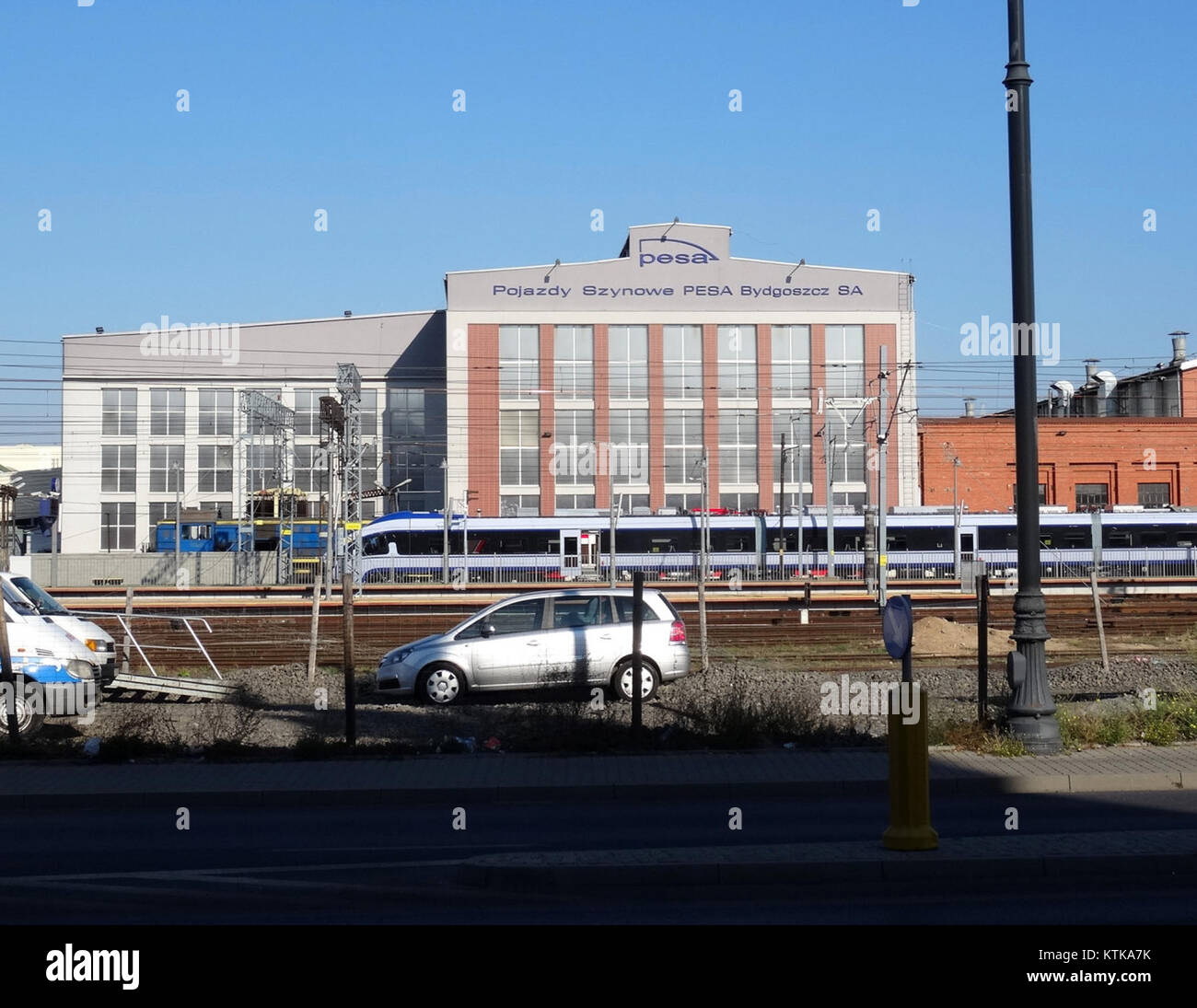 This image captures the view of a PESA train in operation on September ...