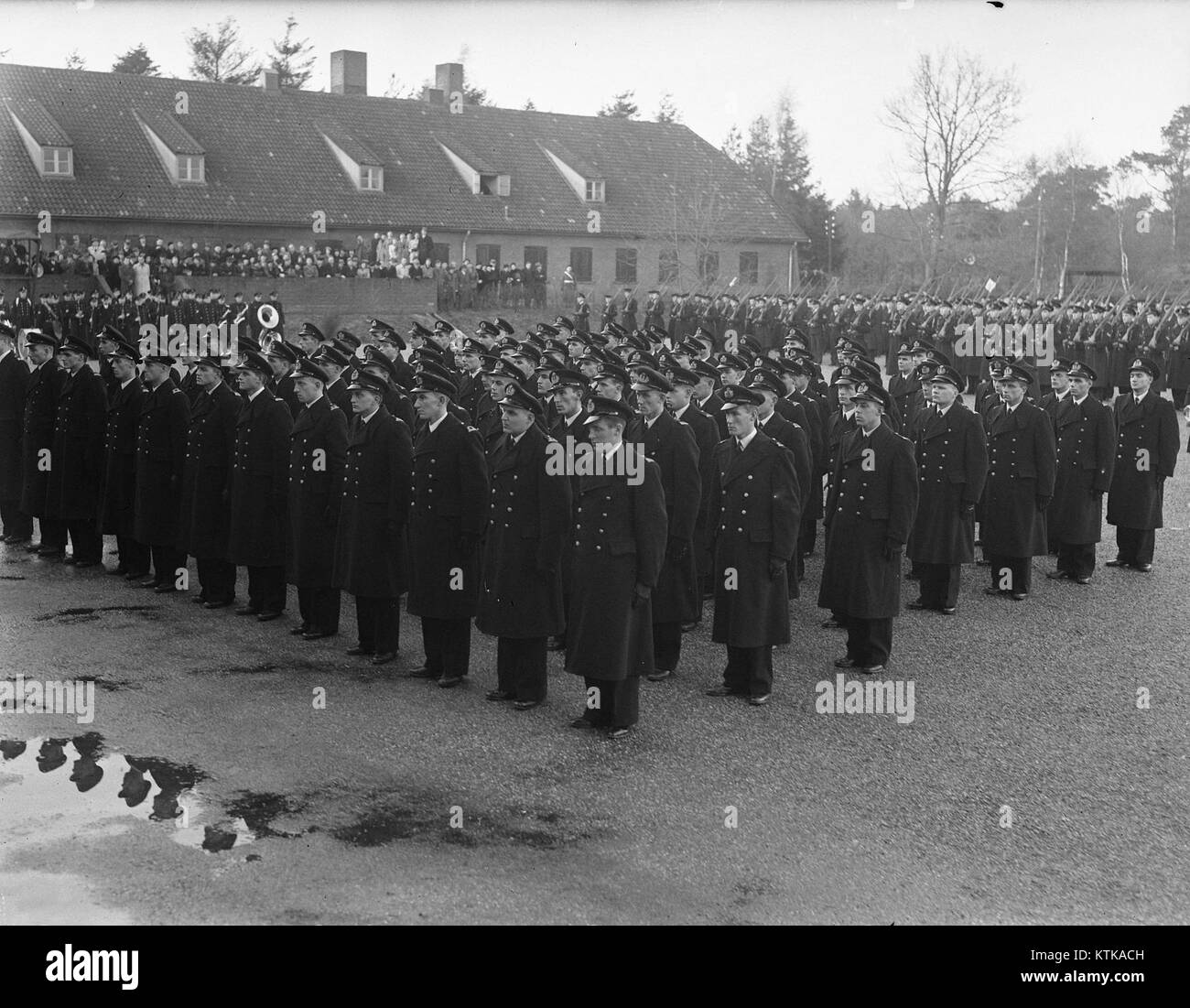 The Beediging of 100 adelborsten (naval cadets) ceremony, depicted in ...