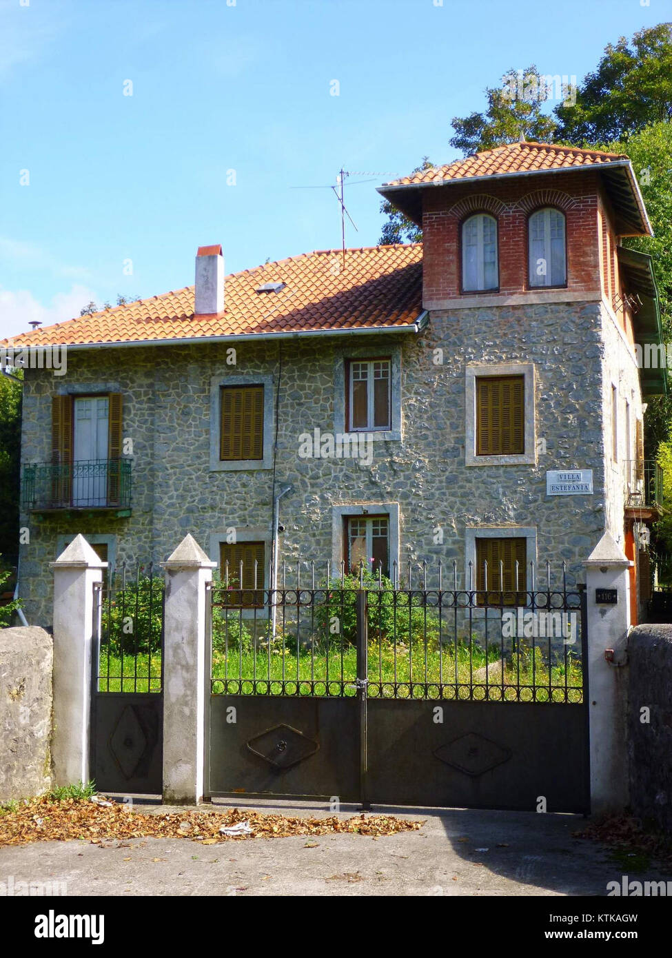Axpe in Busturia, located in the Basque Country, Spain, is a small ...