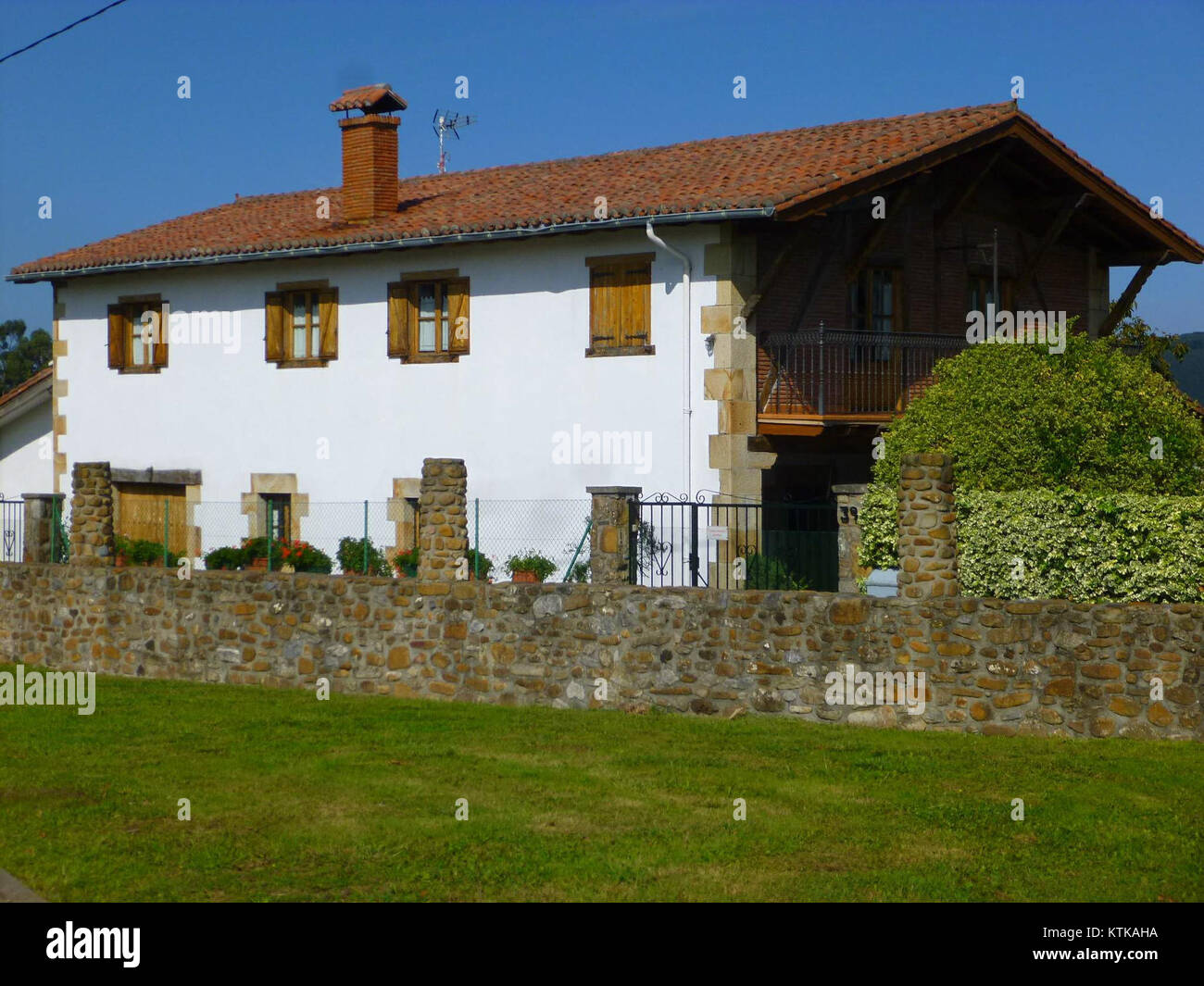 Axpe in Busturia, located in the Basque Country, Spain, is a small ...