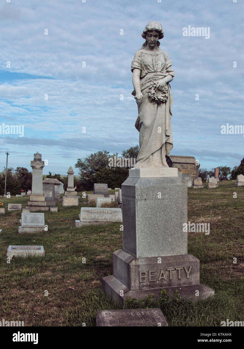 The Beatty Monument at Robinson Run Cemetery is a historical grave ...