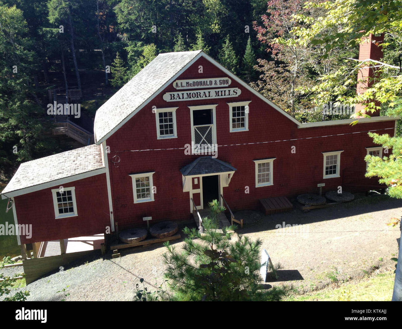 Balmoral Mills, located in Nova Scotia, Canada, is a historical ...