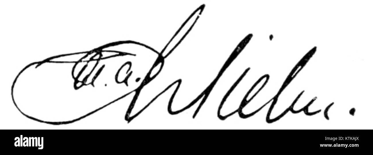The signature of Hans Abel Hielm, a notable figure in Scandinavian ...