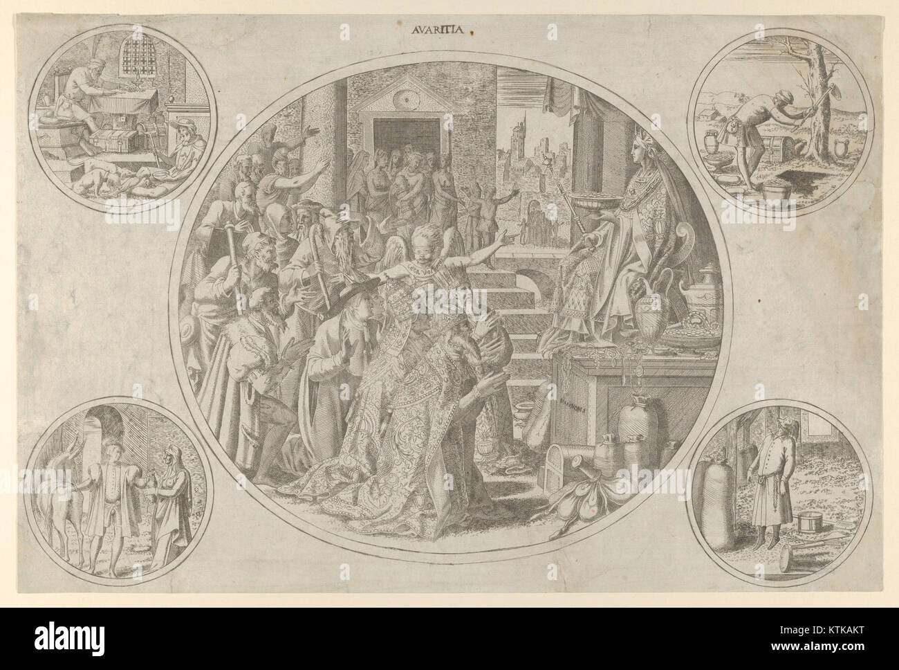 The artwork titled 'Avarice' in the MET collection represents the ...