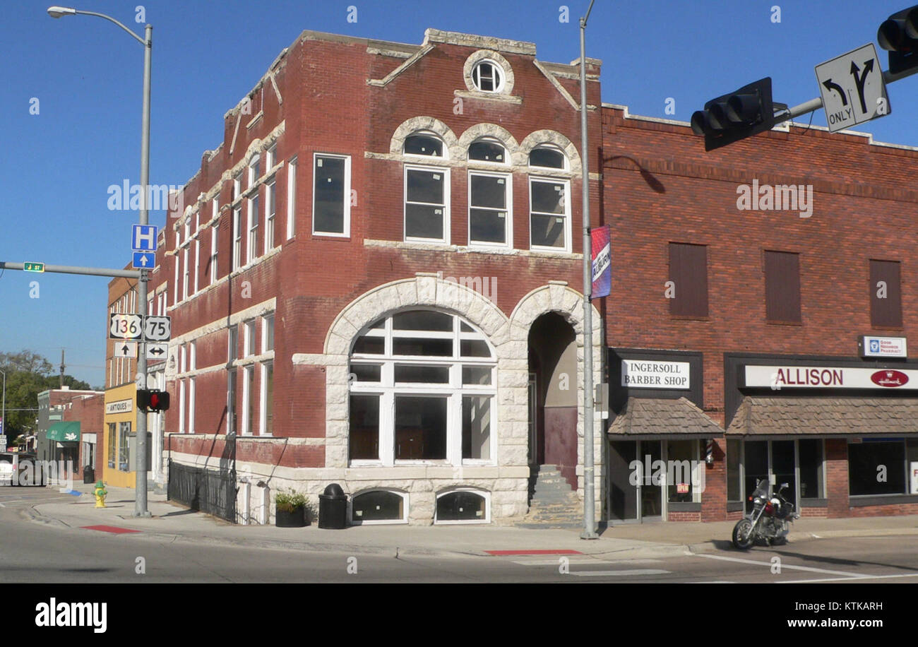 This image provides a view of Auburn, Nebraska, focusing on the ...