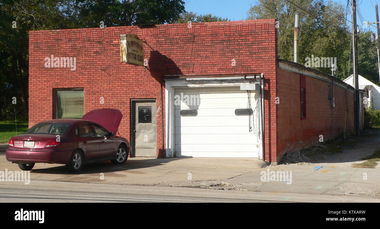 This image captures a view of 1212 K Street in Auburn, Nebraska ...