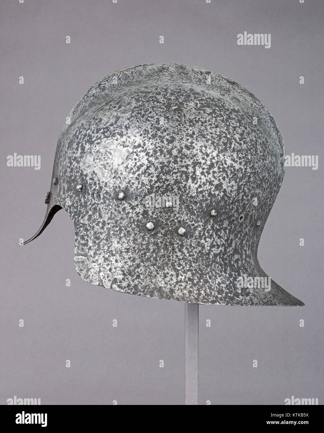 The Barbute with Nasal, a type of medieval helmet, is part of the MET ...