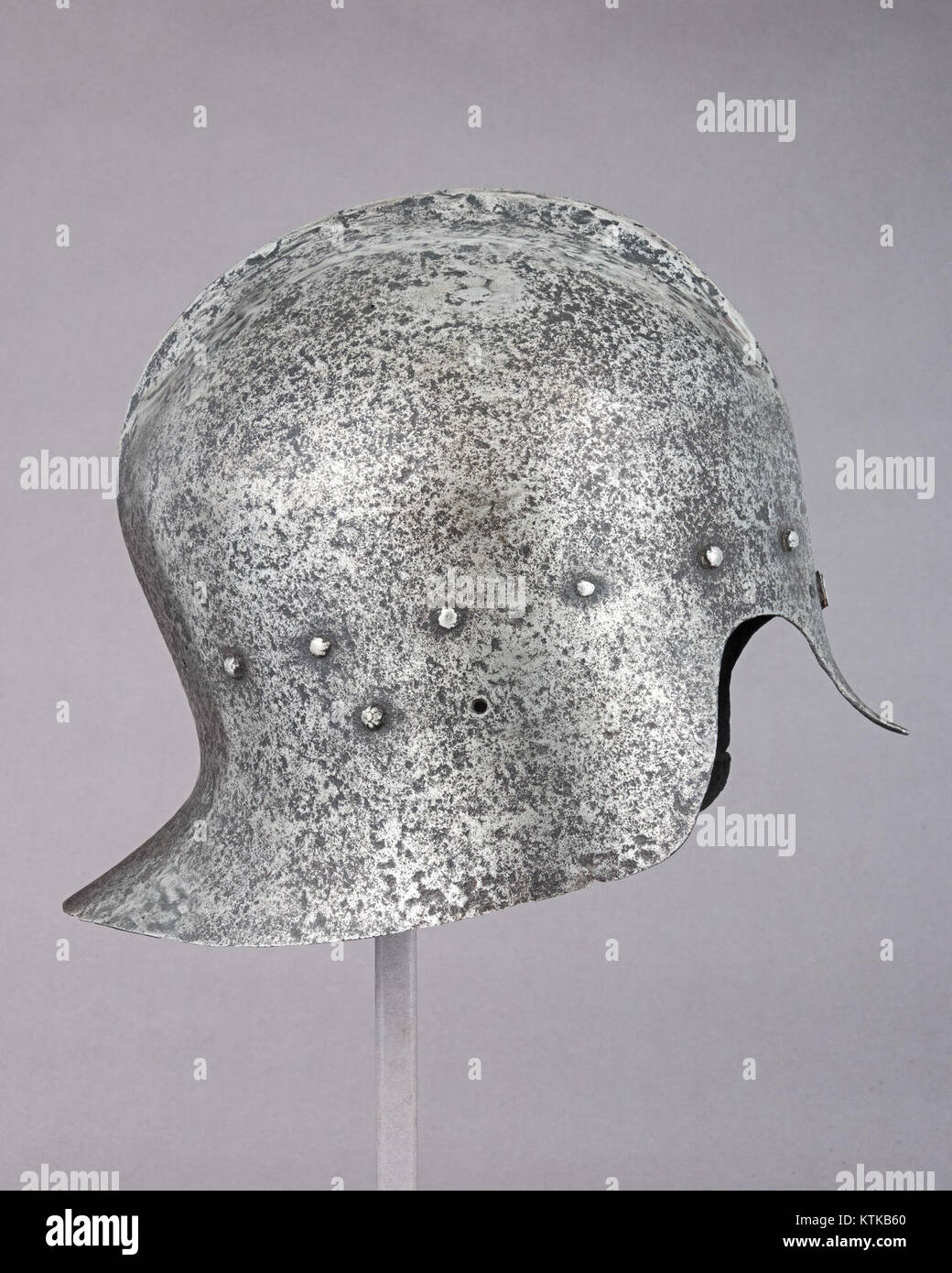 A barbute with nasal, cataloged as MET 29.158.41 005AA2015, is a type ...