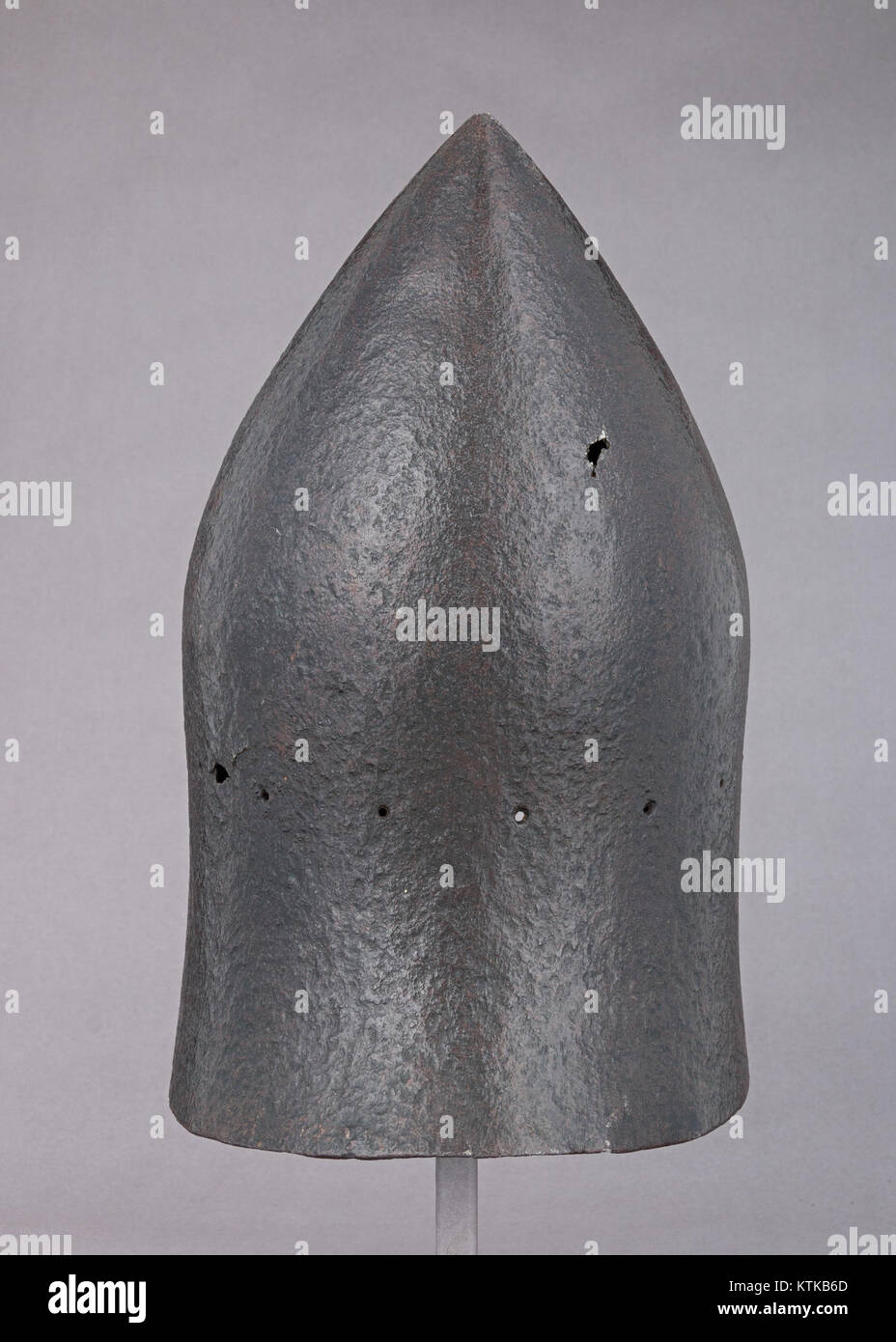 The Bascinet MET 29.158.45 is a medieval helmet housed at the ...