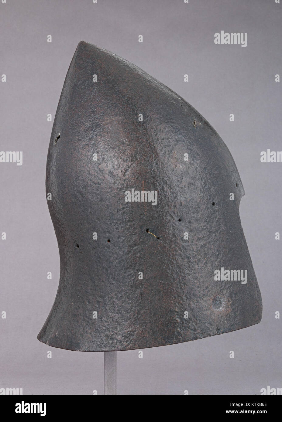 This bascinet is a type of medieval helmet, part of the MET collection ...