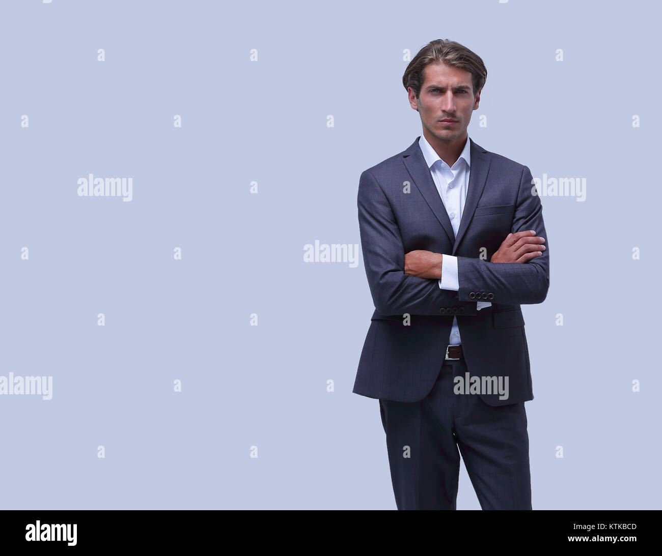 portrait of a serious business man Stock Photo - Alamy