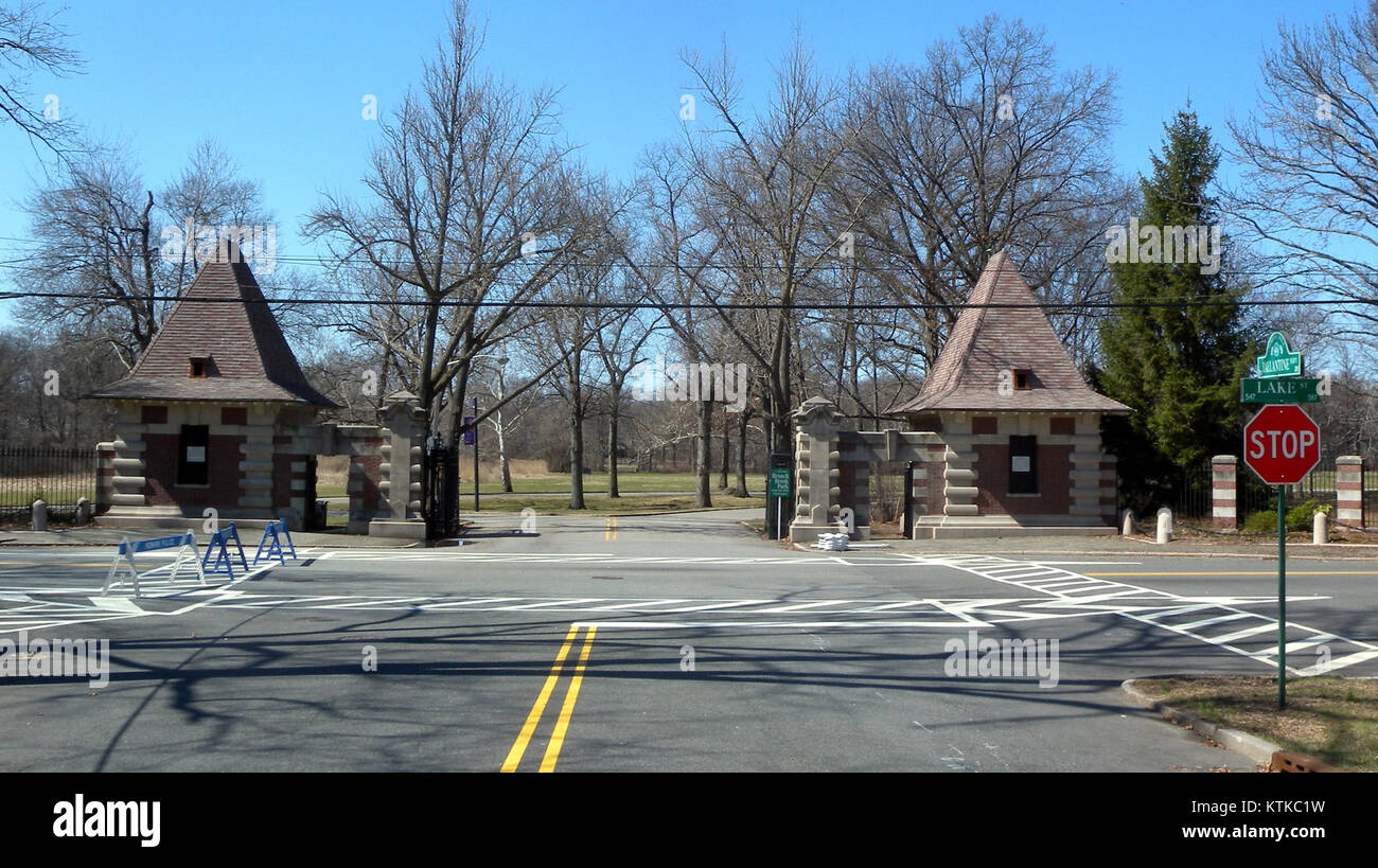 Ballantine Gate is a historic entrance structure, associated with the ...