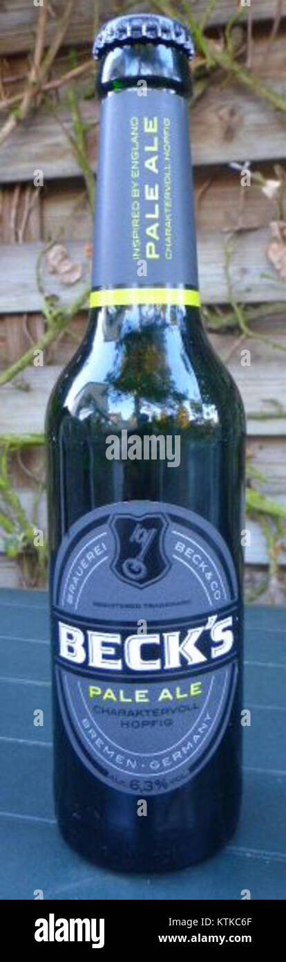 Beck's Pale Ale is a popular beer brand, known for its distinctive pale ...