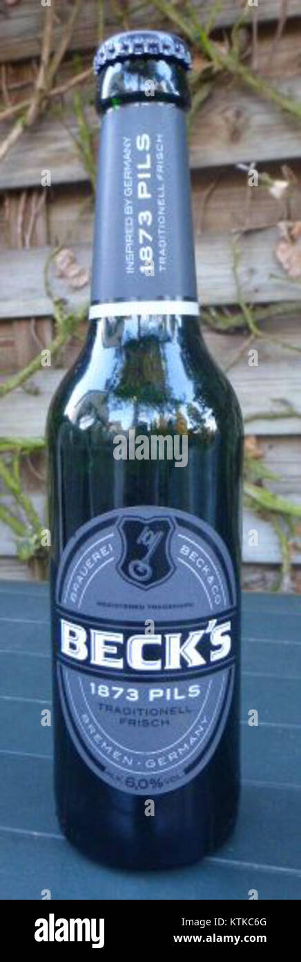Becks 1873 Pils is a beer produced by the Beck's Brewery, originally founded in 1873 in Bremen ...