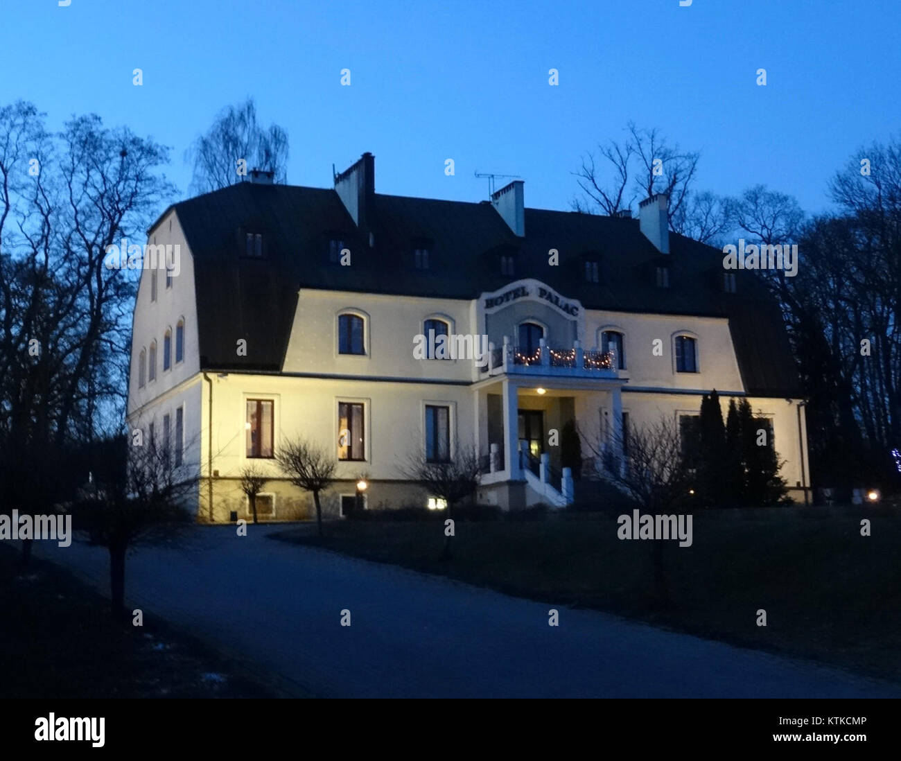 A representation of the Bdg hotel Palac, capturing its architectural ...