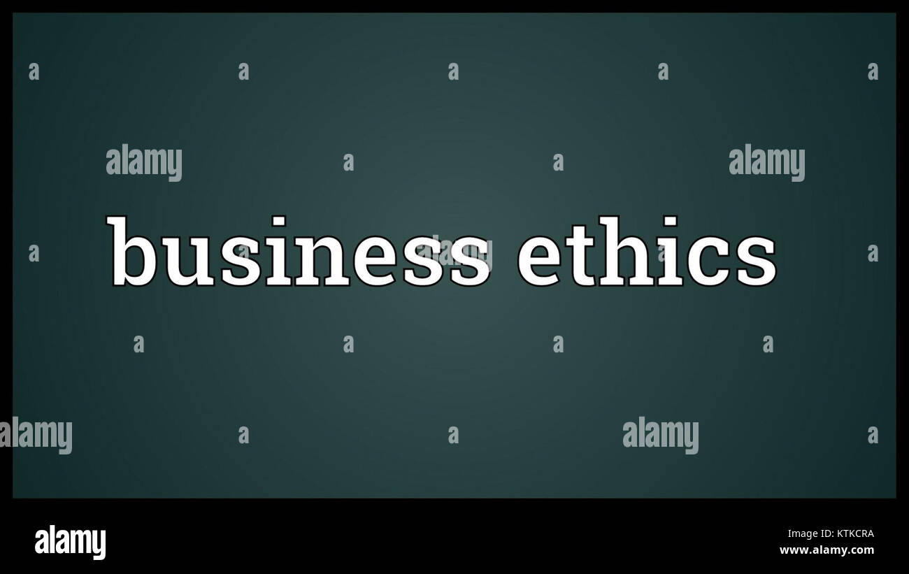 The concept of business ethics focuses on the principles and moral ...