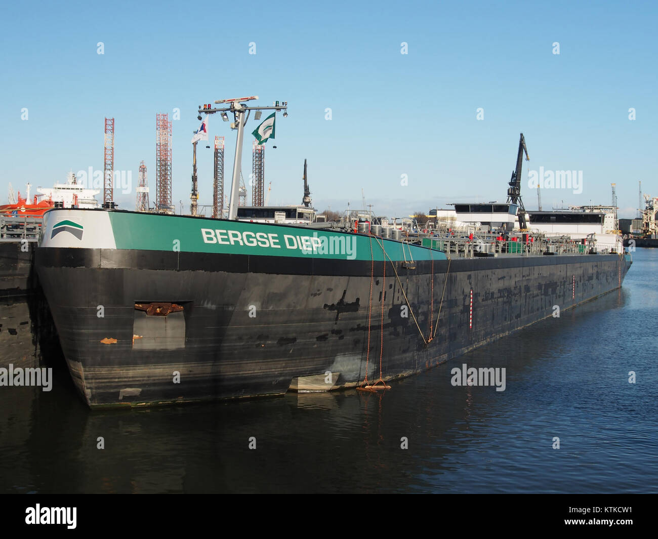 The Bergse Diep, a ship identified by its ENI number 02334365, is ...