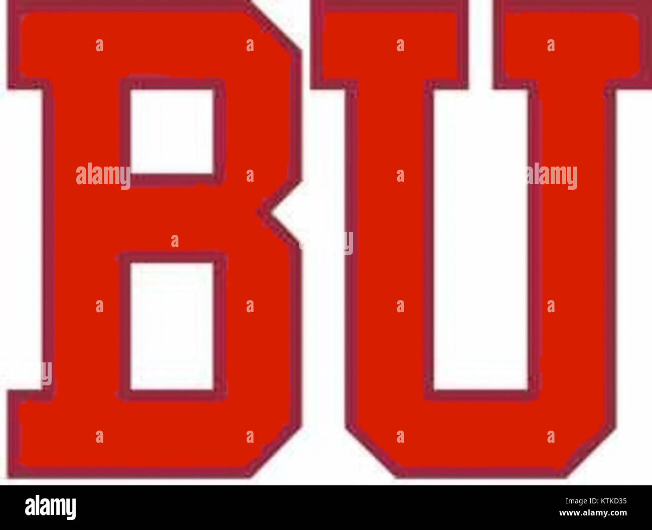 The Boston University block logo represents the official branding of ...