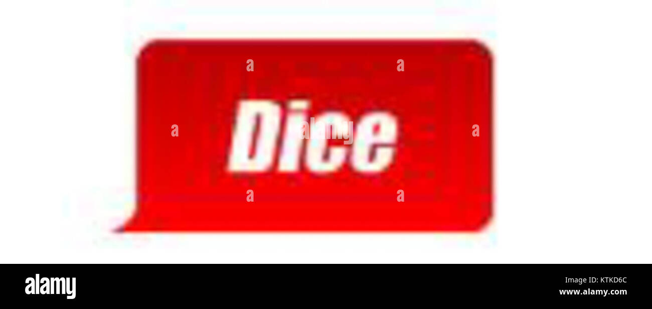 Dice logo hi-res stock photography and images - Alamy