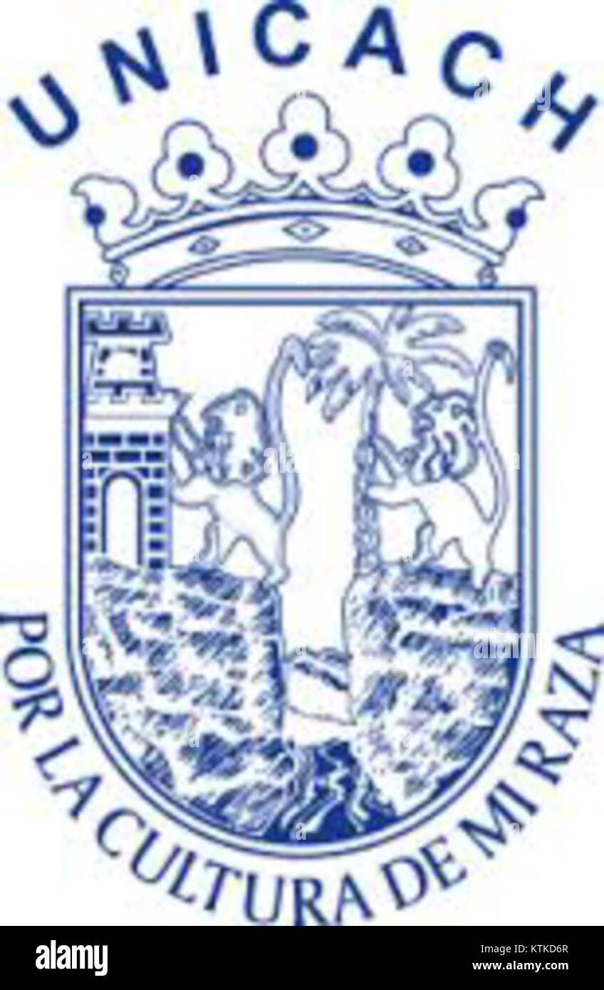 Escudo de la UNICACH en monocromo Stock Photo - Alamy