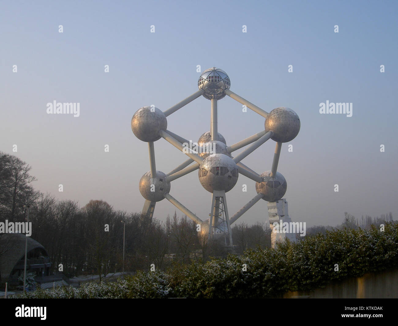 The Atomium is an iconic landmark in Brussels, Belgium, built for the ...