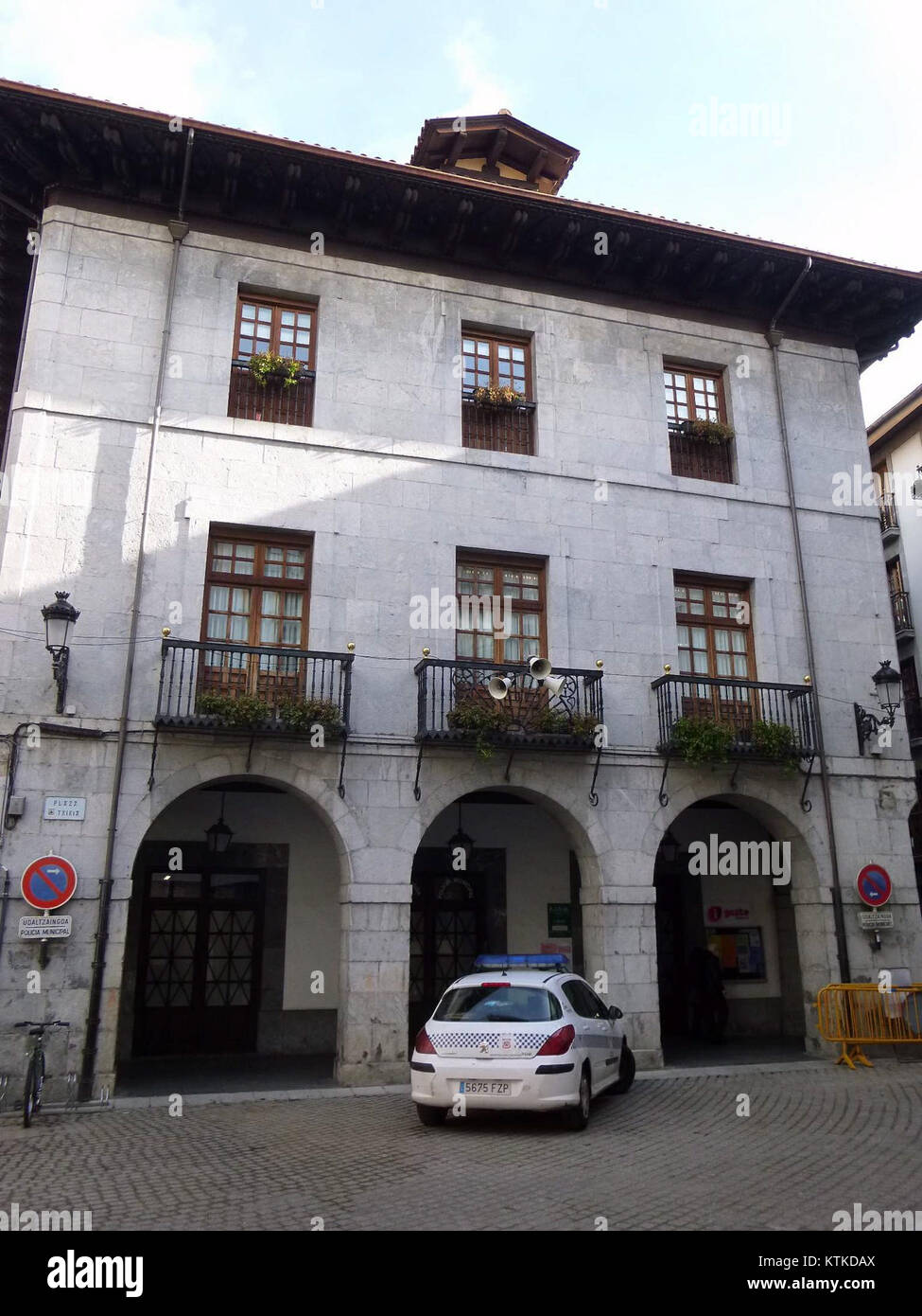 The Casa del Concejo in Azpeitia, Spain, is a historic building that ...