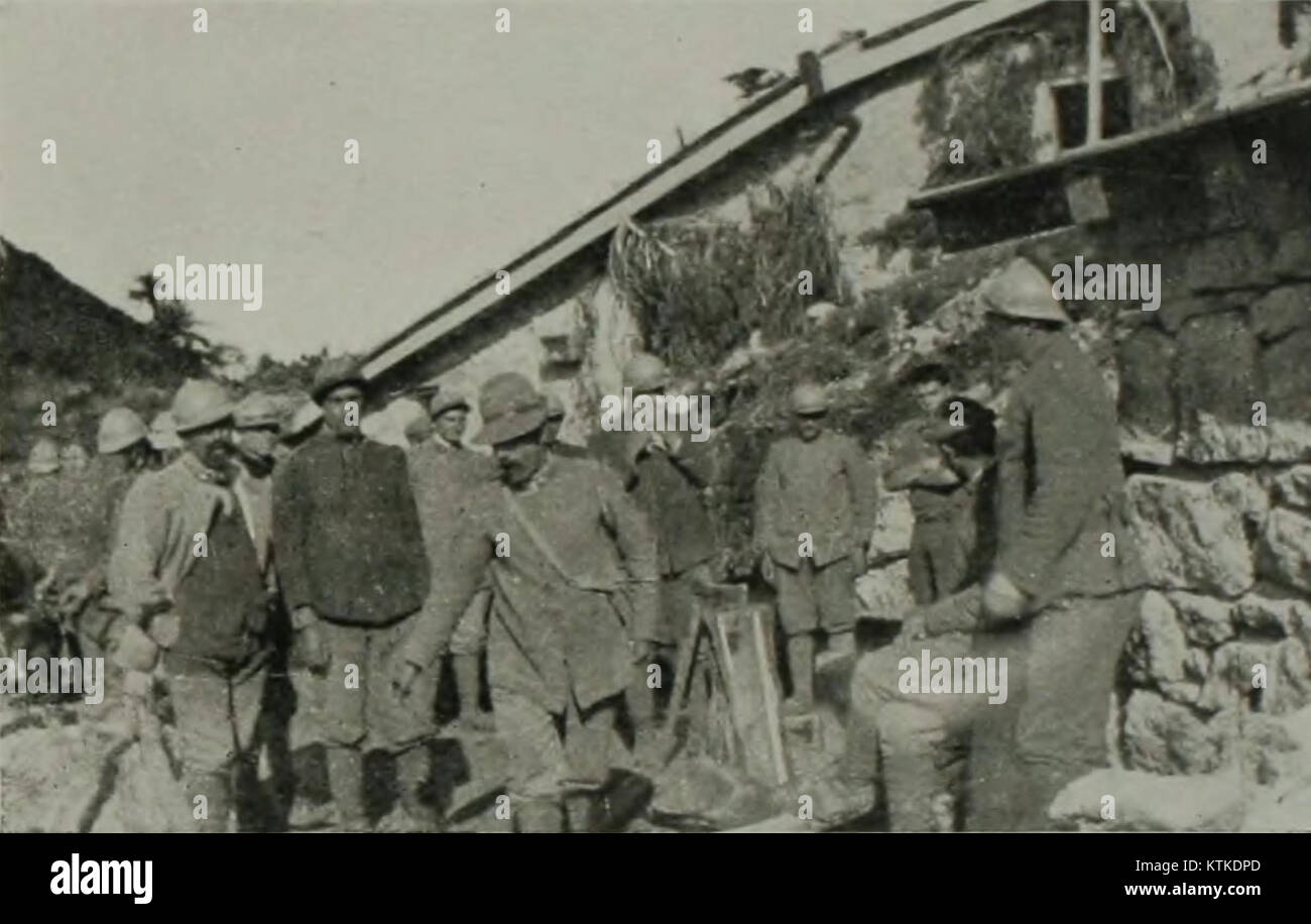 This historical photo from the Italian military archive depicts the ...