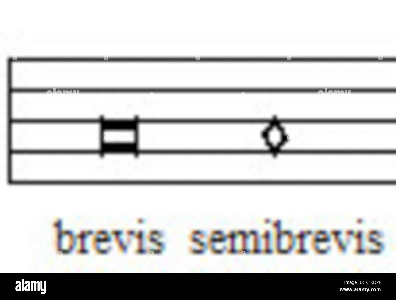 Brevis and seimibrevis were types of clocks used in the 15th and 16th ...