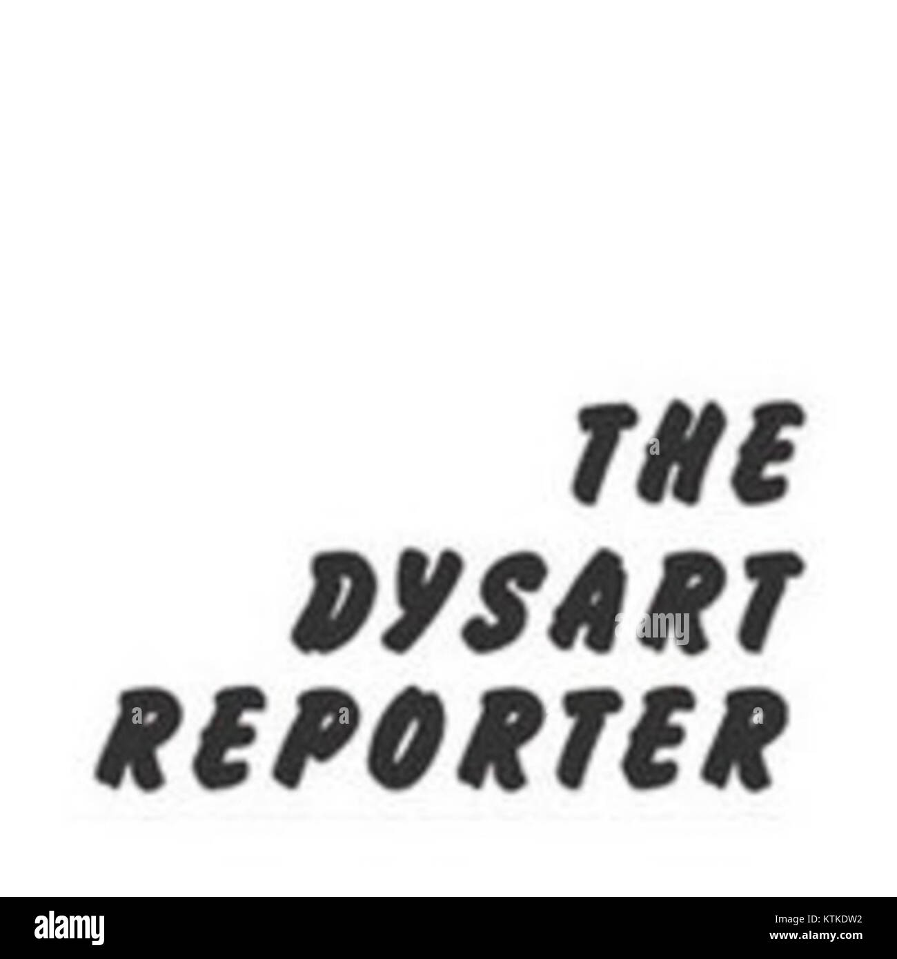 Dysart Reporter logo Stock Photo - Alamy