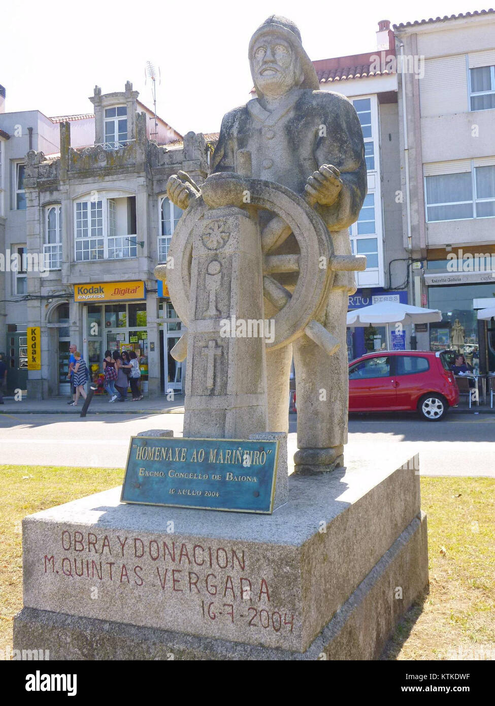 Baiona, a coastal town in Galicia, Spain, known for its scenic beauty ...