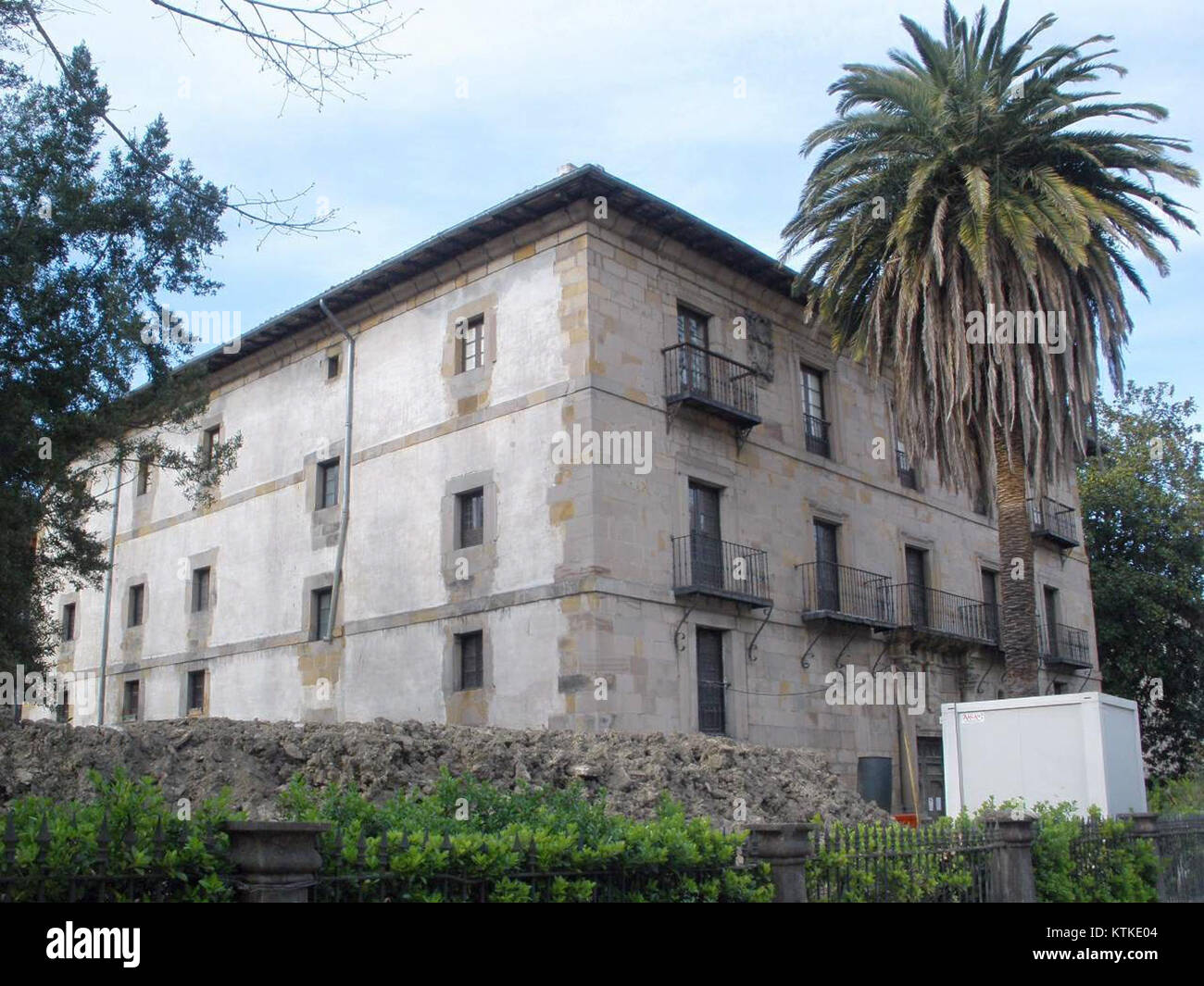 The Palacio de Horcasitas in Balmaseda is an example of historical ...