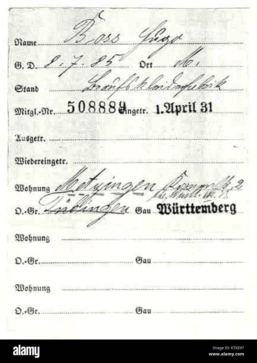 Nazi political history hi-res stock photography and images - Alamy