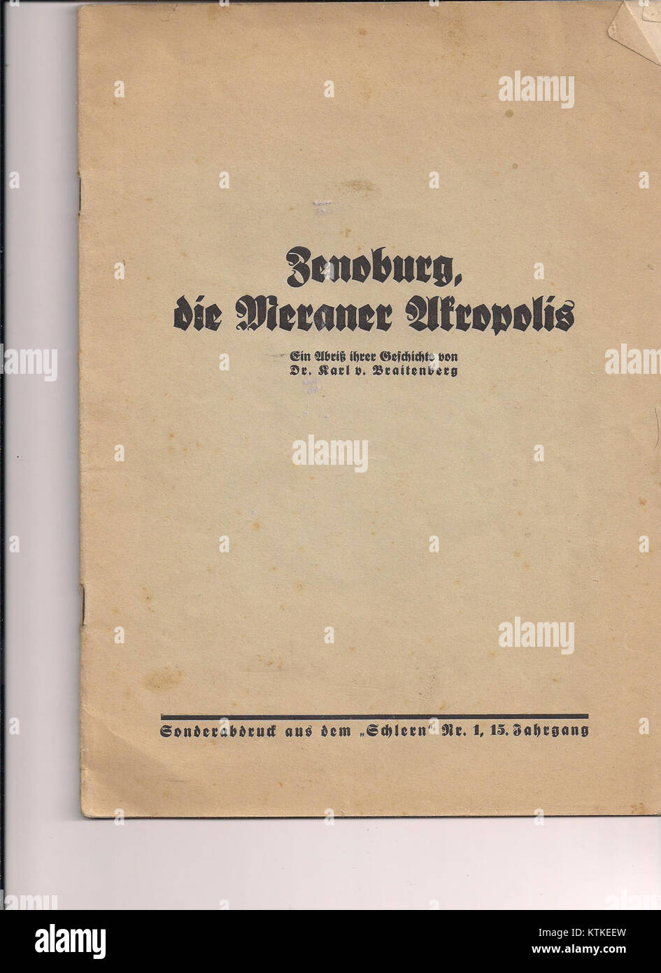 Carl von Braitenberg, a historical figure, is associated with Zenoburg ...