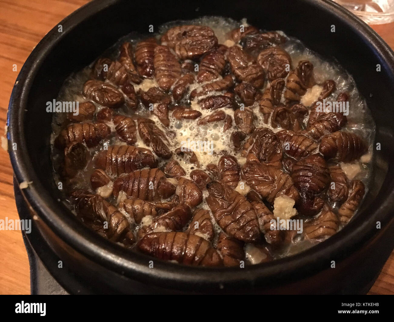Silkworm larvae beondegi delicacy in hi-res stock photography and ...