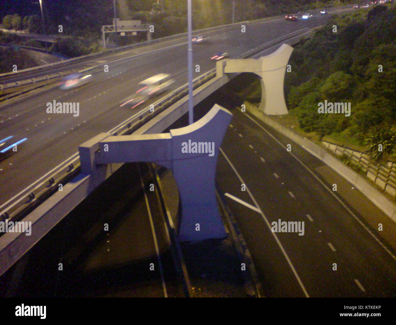 The cantilevers for State Highway 11 are part of the structural ...