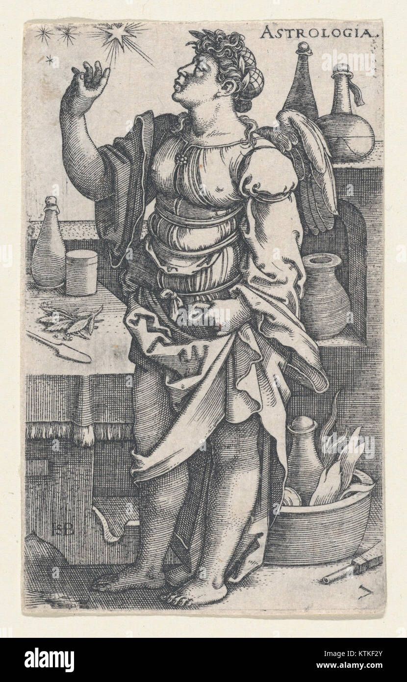 Astrologia, depicted as part of The Seven Liberal Arts, is an artwork ...