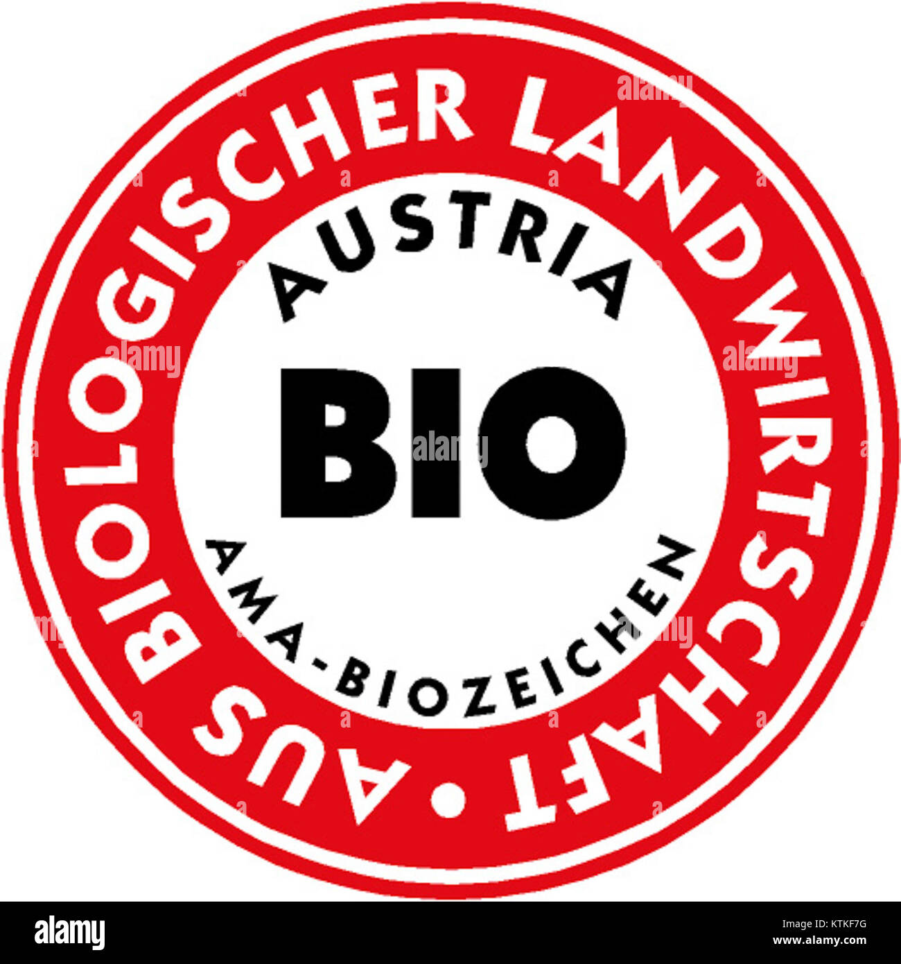 The 'Bio Zeichen' is a certification symbol indicating organic products ...