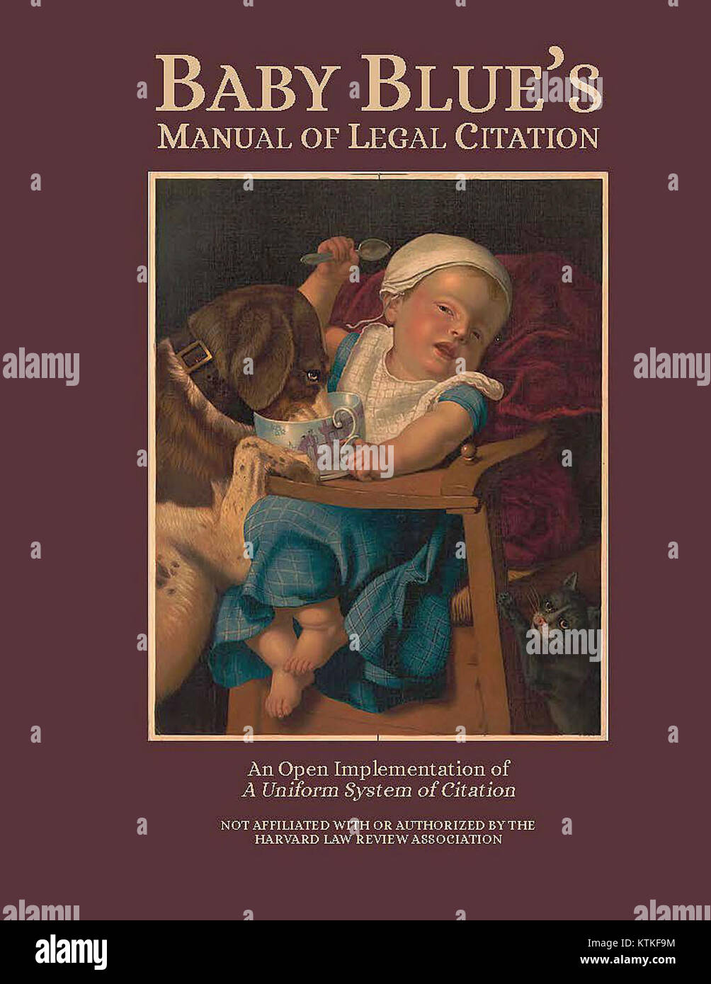 The cover of 'Baby Blue's Manual of Legal Citation' represents a legal ...