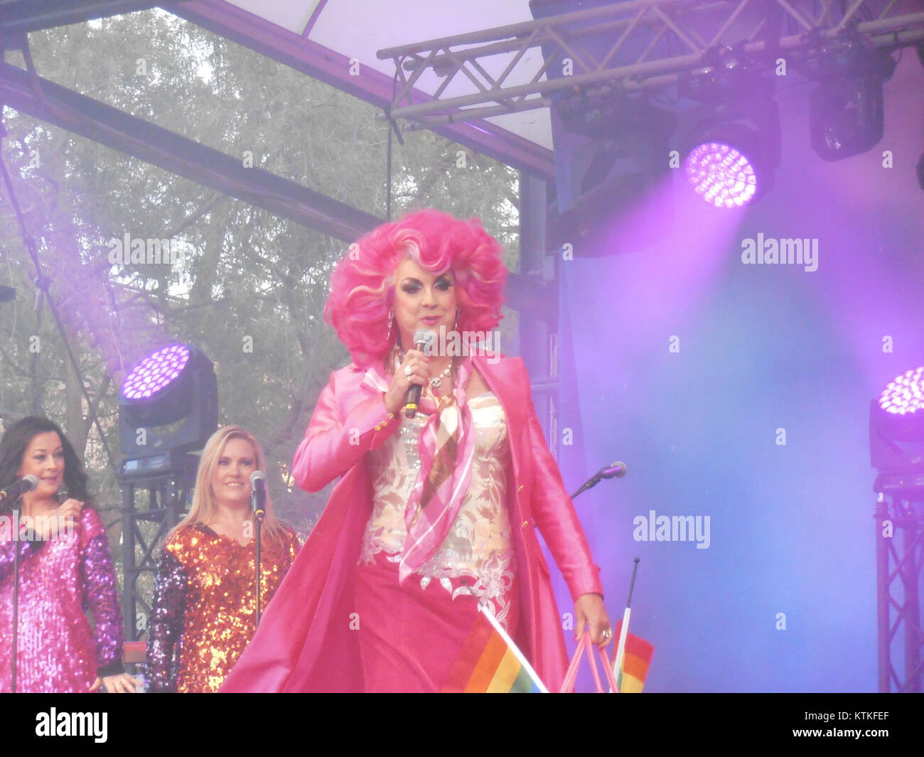 A photo from the 2016 Eurovision Village in Stockholm, showcasing the ...