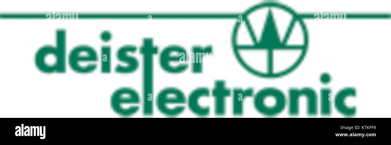 The Deister logo represents a brand, likely associated with a company ...