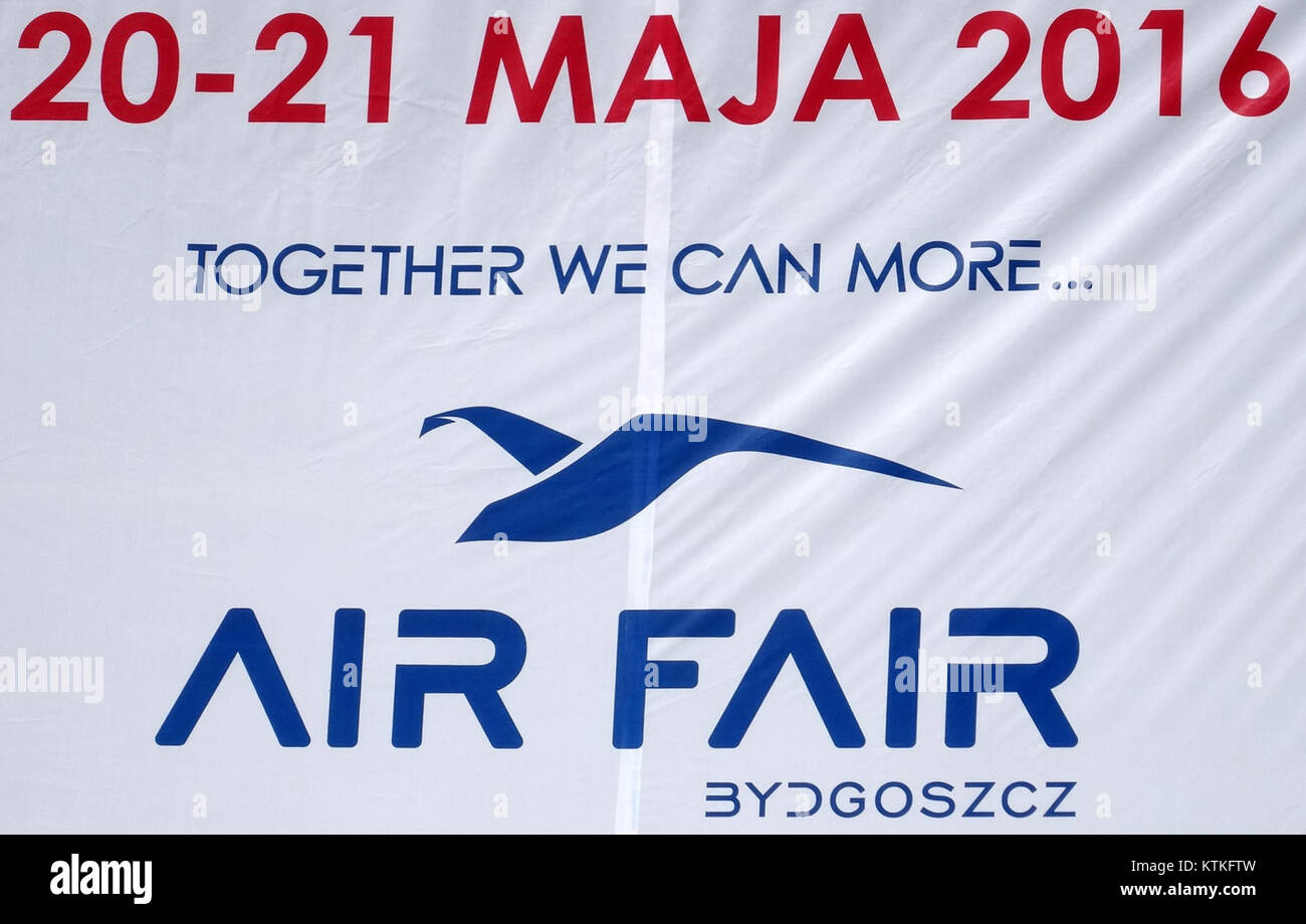 The logo for the 2016 BDG Air Fair, an event showcasing aviation ...