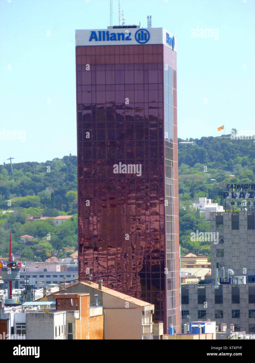 The Allianz Building in Barcelona is a modern architectural structure ...